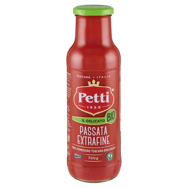 TOMOTOES PASSATA Organic EXTRA FINELY IL DELICATO PETTI 100% TUSCANY ...