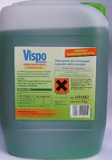 Detergente concentrato al Limone VISPO 5lt - Italy Food Shop